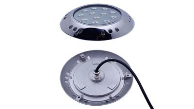China 54W 316 Stainless Steel Surface Mount Led Swimming Pool Light 12Volt Pond Light for sale
