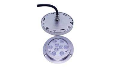China Blue White RGB Underwater Boat Transom Led Lights 27w Marine Lighting For Boat for sale