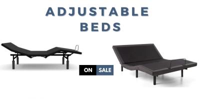 China Metal King Size Electric Adjustable Bed With Wireless Remote Control for sale