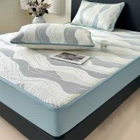 China Luxury Tencel Mattress Cover 100% Waterproof Cooling Breathable Mattress Protector for sale