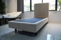 China Black Smart Adjustable Bed Wireless Remote Control Steel Smart Base Bed for sale