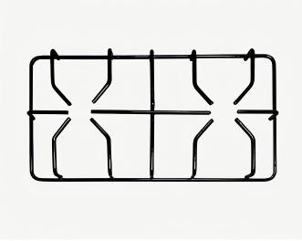 China Rectangular Gas Stove Accessories Black Wire Gas Stove Grate For Industrial Stoves for sale