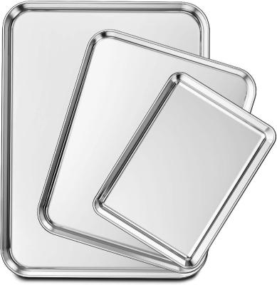 China Sheet Metal Oven Accessories Baking Tray Commercial Kitchen Bakeware for sale