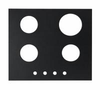 China Robust Gas Stove Grates Sheet Metal Stamping Parts Featuring Standard Burner Slots And Control Knob Openings for sale