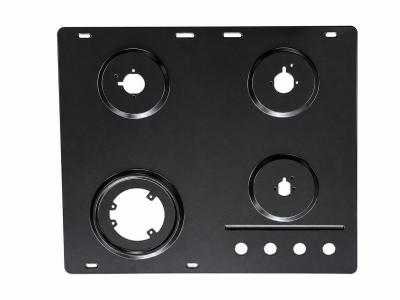 China Robust Sheet Metal Gas Stove Grates For Wok Burners Standard Burner Alignment Slots for sale