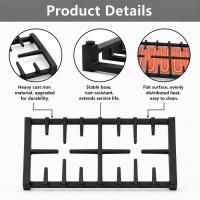 China Durable Cast Iron Cooktop Grates Stove Top Metal Stamping Parts for sale