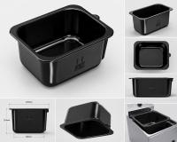 China Commercial Household Fryer Accessories Durable Enamel Coated Deep Fryer Tank for sale