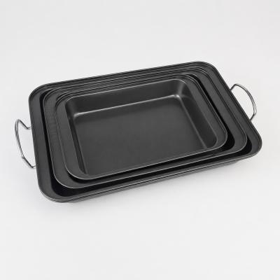 China Durable Baking Accessories Stainless Steel Cookie Sheets With Handles for sale