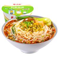 China Spicy Sour Beans Flavor Instant Noodles OEM Available Barrel Package for sale