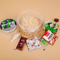 China Instant Vermicelli Cup Instant Noodles Big Bone Non Spicy Flavor  wide glass vermicelli Chinese noodles for sale