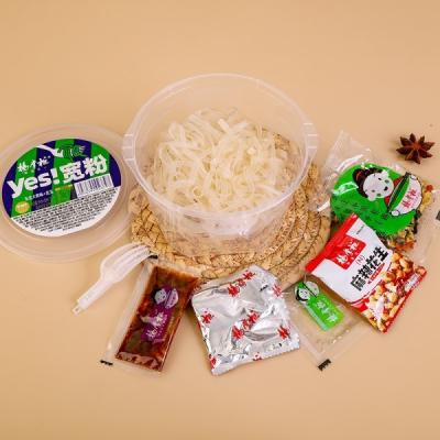 China Instant Vermicelli Cup Instant Noodles Big Bone Non Spicy Flavor  wide glass vermicelli Chinese noodles for sale