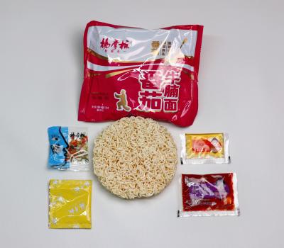 China Instant Noodles 129g*24 Sauce Ingredients Boiling Water Cooking Method For Quick B2B Transactions for sale