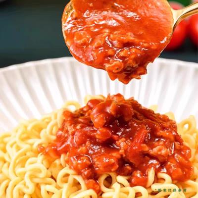 China Category Stir Fry Instant Chinese Noodles Chinese Fast Noodels Tomato Sauce Flavor for sale