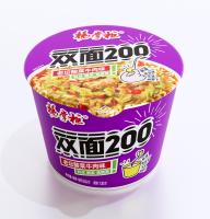 China Two Noodle Cakes Instant Noodles Paper Barrel Package Not Spicy Hot Grade for sale