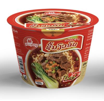 China Hot Grade Not Spicy Instant Noodles Braised Beef Flavor Shelf Life 12 Months for sale