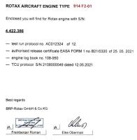 China Rotax 914 F2-01 Aircraft Engine 115HP  86kW  Austro Engine for sale