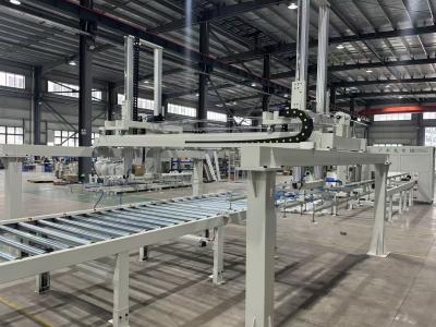 China Three Axis Robotic Palletizing System 4 Boards per Minute 20kg per Sqm Load for Composite Panel Stacking for sale