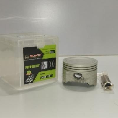 China High Performance Motorcycle Piston Kit CB125 STD++ With Piston Ring And Piston Pin for sale