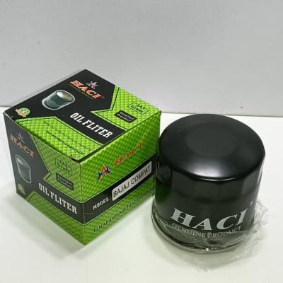China BAJAJ COMPAT Motorcycle Oil Filter With Box Plastic Package/Carton Packaging for sale