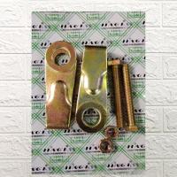 China Aluminum GN125 Motorcycle Chain Adjuster HACI Brand Motorcycle Spare Parts for sale