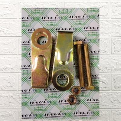 China Aluminum GN125 Motorcycle Chain Adjuster HACI Brand Motorcycle Spare Parts for sale