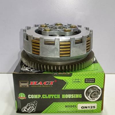 China Precision Motorcycle Clutch Housing High Performance GN125 Moto Spare Parts for sale