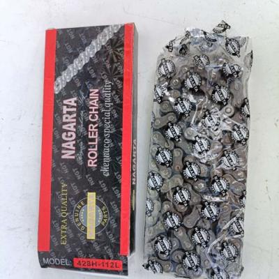 China Precision 428H-112L Motorbike Roller Chain Motorcycle Parts Spare Parts for sale