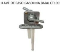 China CT100 Motorcycle Fuel Tap Metal Motorbike Petrol Tap HACI Brand Parts for sale