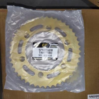 China 45T-13T Outer Motorcycle Sprocket HACI Brand Motorcycle Parts Spare Parts for sale