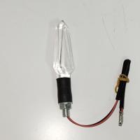 China Motorcycle White Plastic With Wires Decoration Light Bulb Blinker for sale