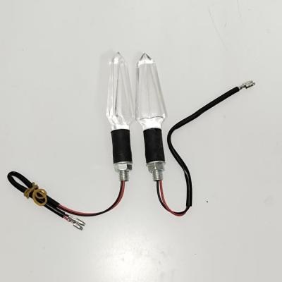 China Motorcycle Universal Blinker Mini White Turn Signal Light Indicator for sale