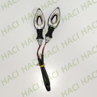 China Double Black Winker Motorcycle Universal Signals Blinker Directional for sale