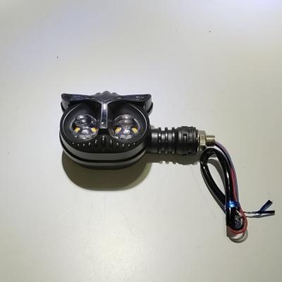 China Modified Lamp Motorcycle Black Plastic With Wires Strong Light Super Bright for sale