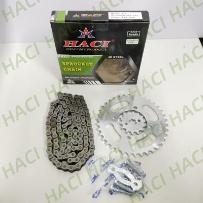 China X-1 COMP Motorcycle Chain and Sprocket Alloy Iron Motorcycle Parts for sale
