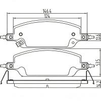 China Auto Parts Front Brake Pad And Back Brake Pad for BYD YUAN Plus Original Parts OEM Quality for sale