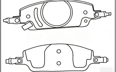 China 16124694-00 Auto Parts Front And Back Brake Pad for BYD Dolphin Original Parts OEM Quality for sale