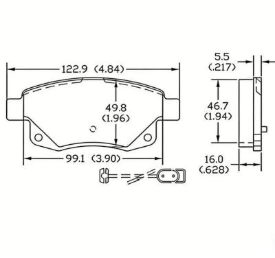 China OE 1121170400 Front And Back Brake Pad for BYD TANG Original Parts for sale
