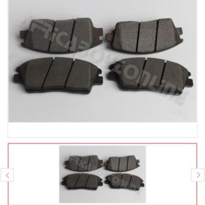 China OEM Standard Brake Pads for Ford Vehicles - Premium Quality Semi-Metallic Brake Pad Set for sale