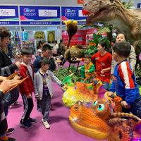 China Lifesize Realistic Animatronic Dinosaur Ride With 24V Battery And 150 Kg Bearance For Indoor And Outdoor Fun for sale