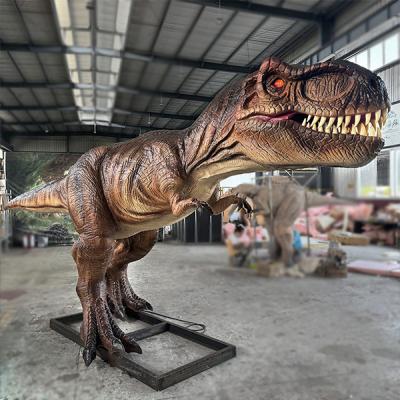 China Infrared Sensor Controlled Animatronic Dinosaur with Customizable Design and Durable Waterproof Construction for Educational and Theme Park Use for sale