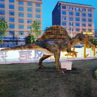 China Jurassic Life Size Animatronic Dinosaurs Mechanical Simulation Animatronic Spinosaurus Dinosaur for sale
