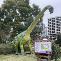 China Mechanical Long Neck Animatronic Brachiosaurus Amusement Park Attraction Display for sale