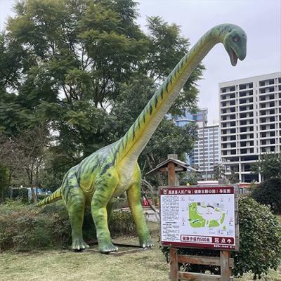 China Mechanical Long Neck Animatronic Brachiosaurus Amusement Park Attraction Display for sale