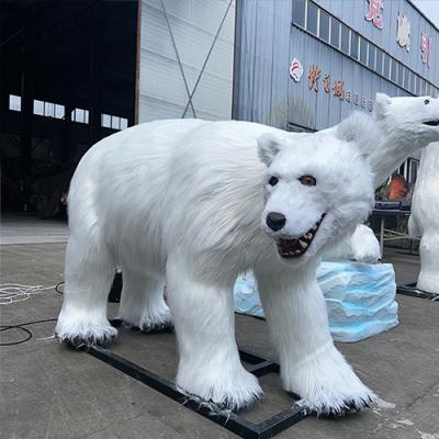 China Waterproof Outdoor Theme Park Life Size Animatronic Animal Model With Infrared Sensor for sale