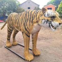 China Safari Park Simulation Electric Animal Animatronic Tiger Model for sale