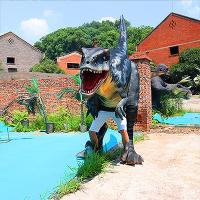 China Interactive Stage Performance Animatronic Walking T Rex Costume Customized for sale