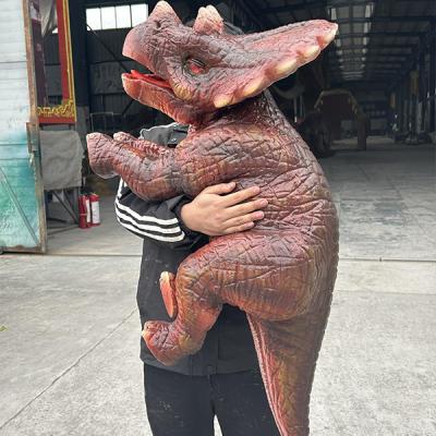 China Attractive Animatronic Baby Full Body Dinosaur Hand Puppet Hand Control for sale