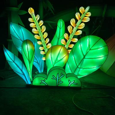 China Themed Entertainment Lighting Show Illumination Flower Lantern Festival for sale