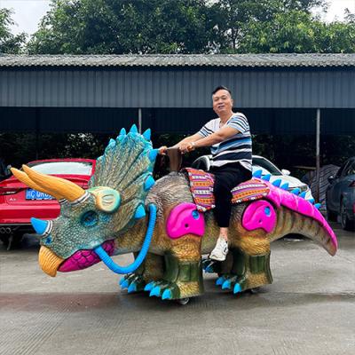 China Customized Robot Animatronic Realistic Walking Dinosaur Rides 2~20km/H for sale