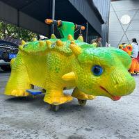 China Green Dinosaur Scooter Recommended Age 3 Plus Years Designed for Young Riders Enhancing Coordination and Motor Skills for sale